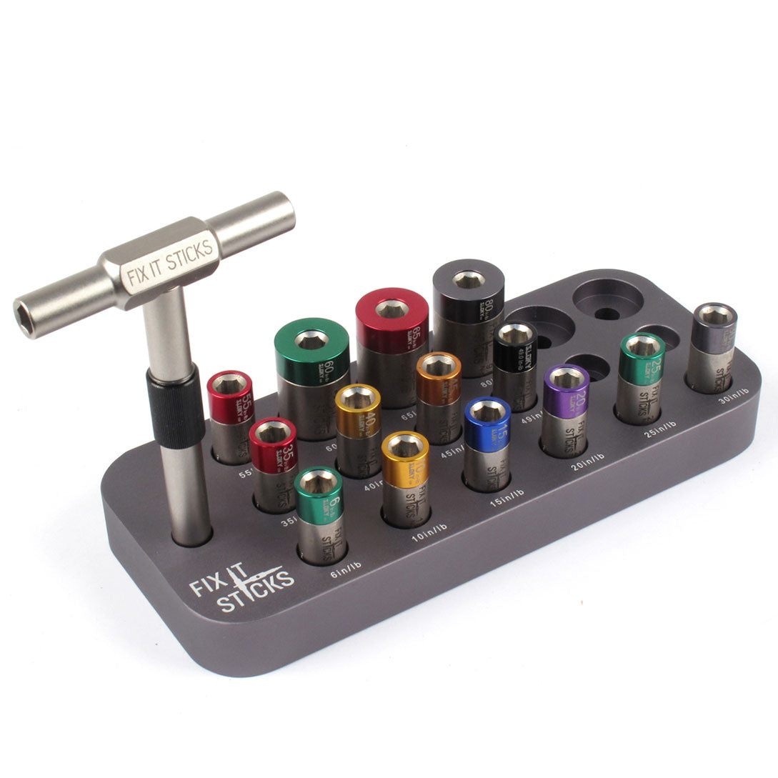 Bench Kit - Aluminium Base, 14 Torque Limiters, T-Handle (for Shop use